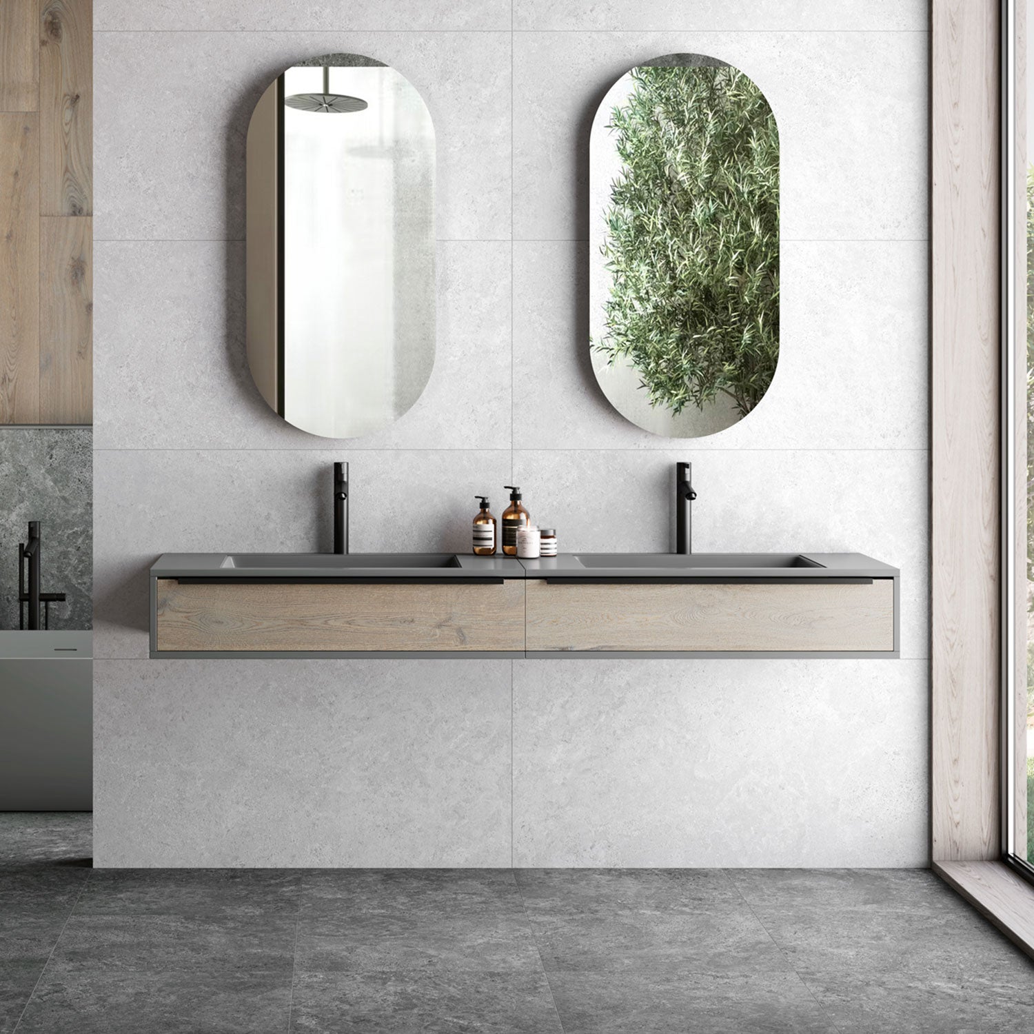 Borga Silver Matt Stone Effect Wall & Floor Porcelain Tile – TileZone