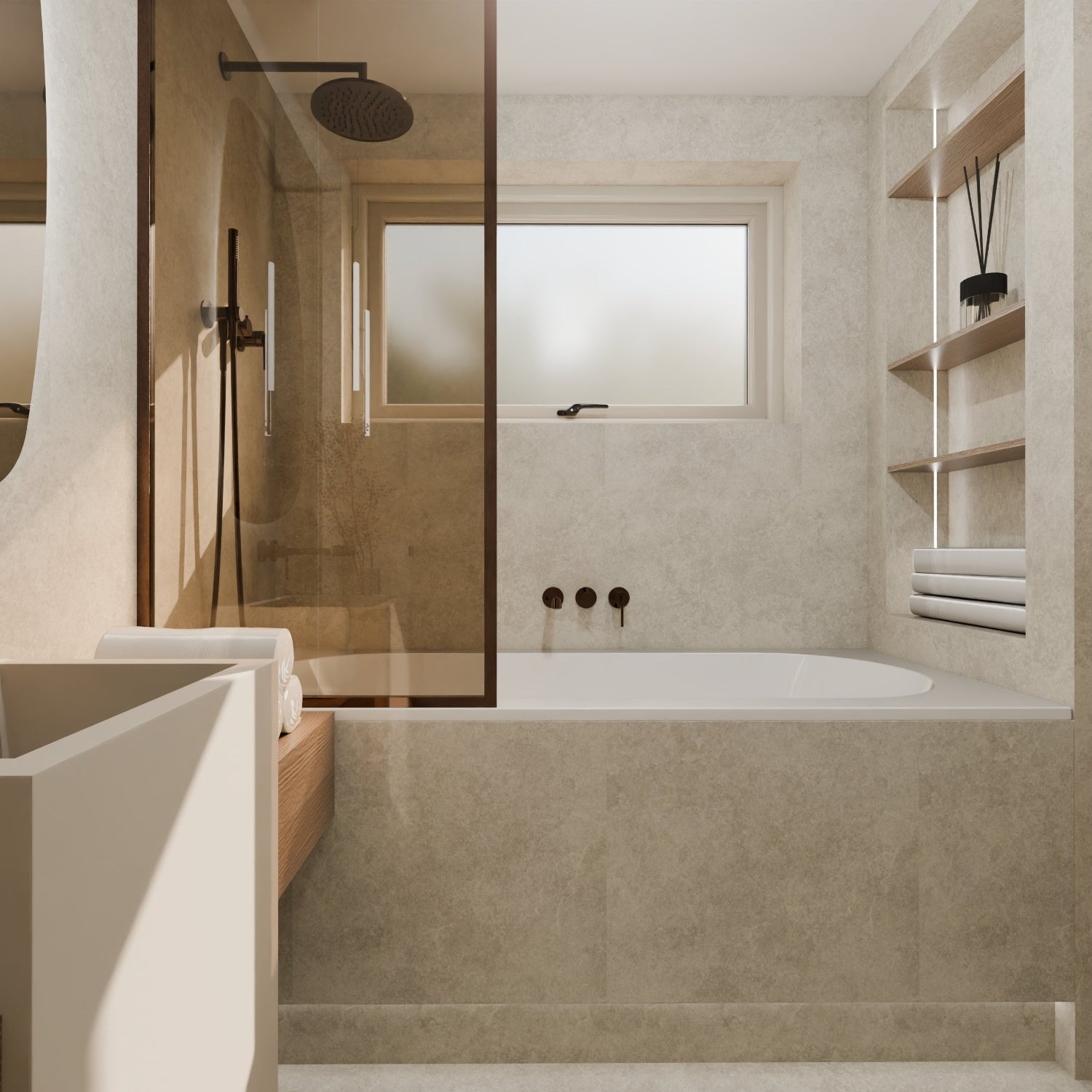 Missouri Mink Matt Stone Effect Wall & Floor Porcelain Tile – TileZone