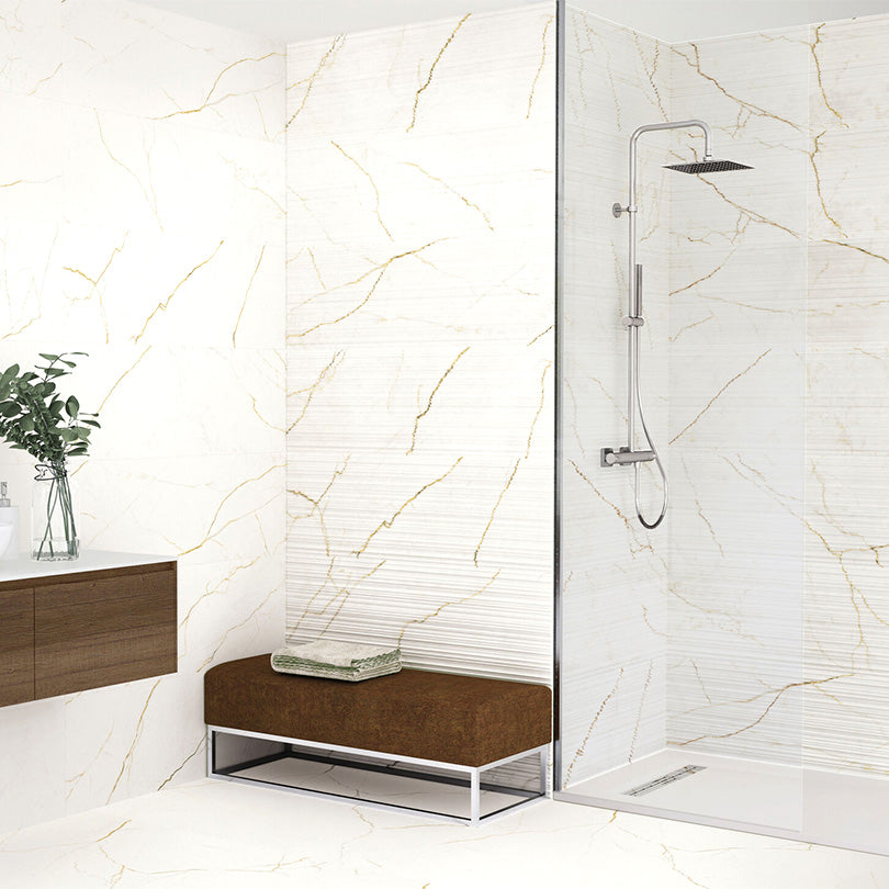 Quantum Natural Matt Finish Marble Effect Porcelain Tile – TileZone